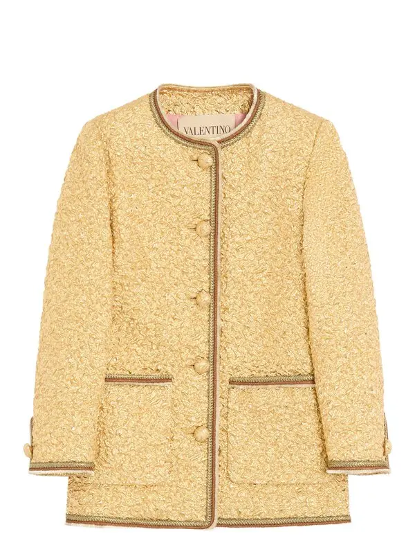 Valentino Garavani Trim Jacket - Metallic