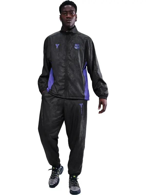 Nike Fc Barcelona Away Kobe Soccer Graphic Track Pants - Black