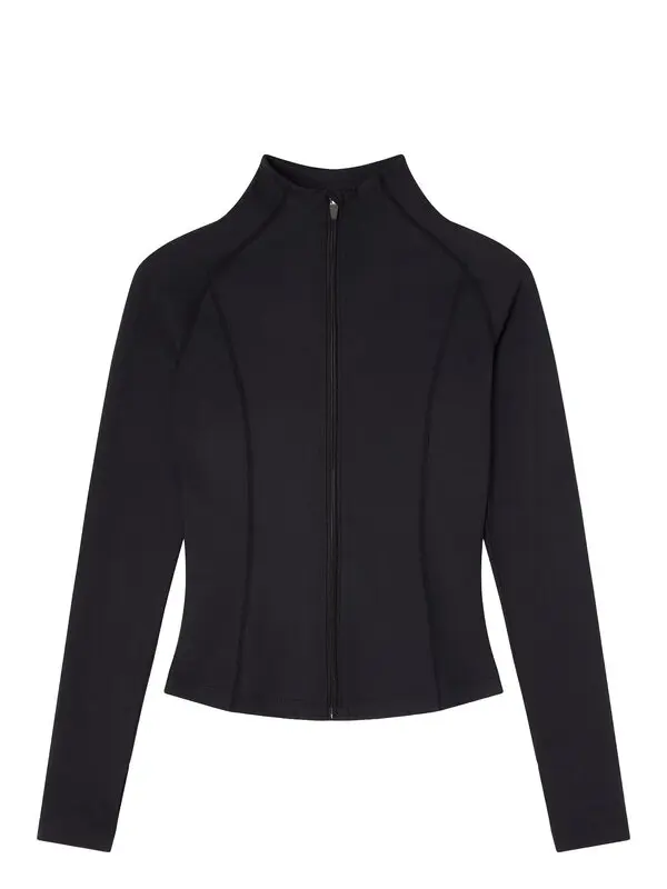SISTERLY TRIBE Softsculpt Zip Jacket - Black