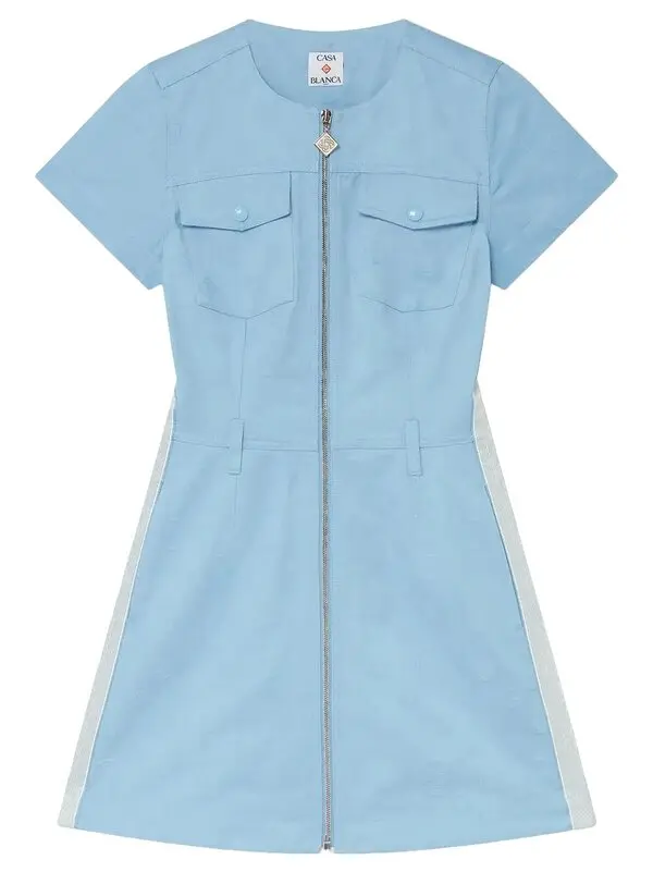 Casablanca Monogram Mini Dress - Multicolor