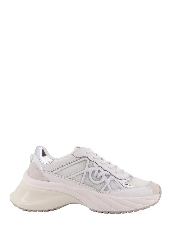 Pinko Ariel 33 Leather Sneakers - White