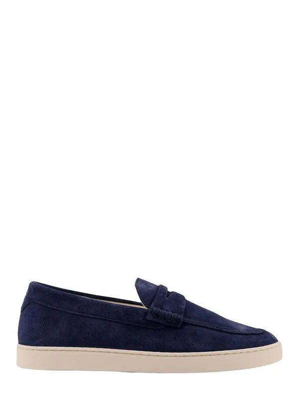 Brunello Cucinelli Suede Loafers - Blue