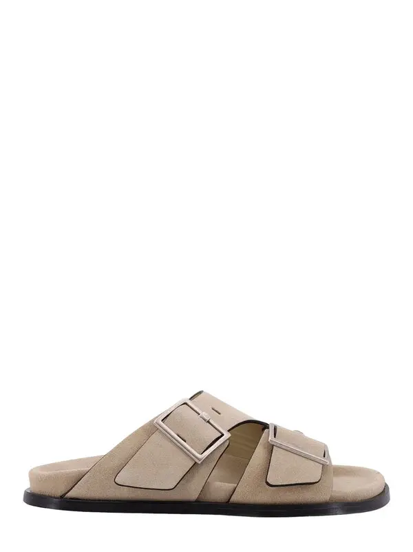 ALOHAS Alba Suede Sandals - Beige