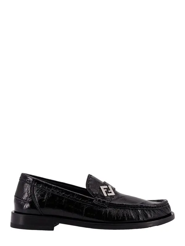 Fendi Missina Leather Loafer - Black