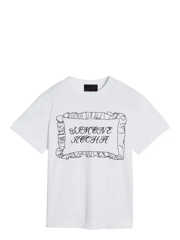 Simone Rocha T-shirt With Graphic - White