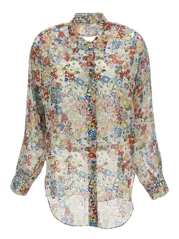 Khaite Goya Floral Shirt - Multicolor