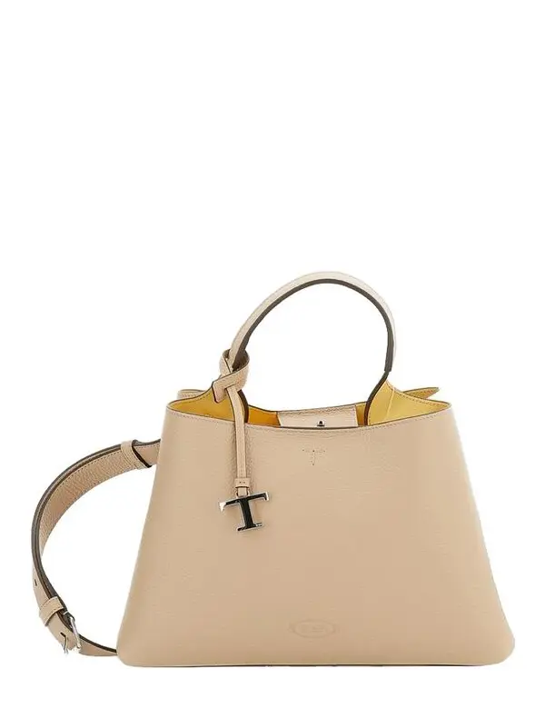 TOD'S Apa Small Top Handle Bag - Beige