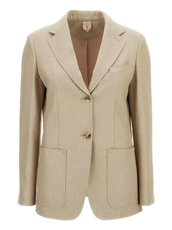 Max Mara Single-breasted Jacket - Beige