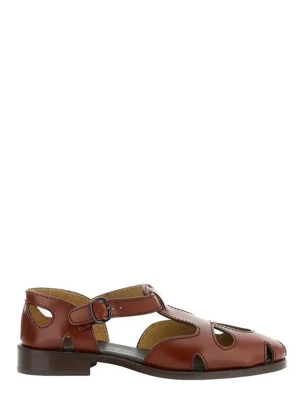 Hereu Floreta Slim Sandal - Brown