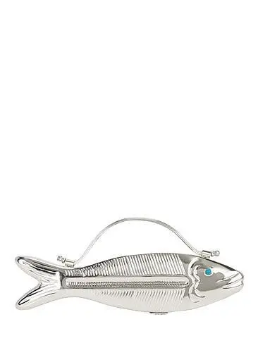 Vin. Fishy Top Handle Bag - Silver