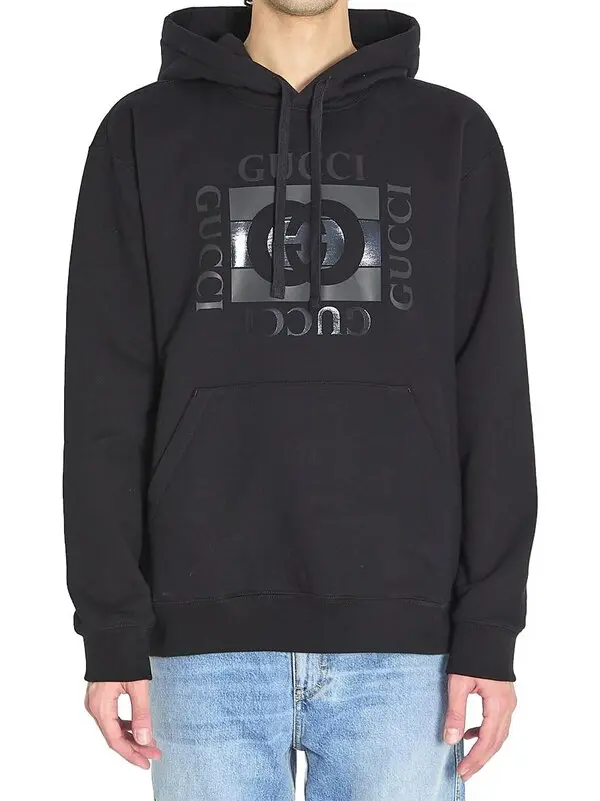 Gucci Cotton Jersey Sweatshirt - Black