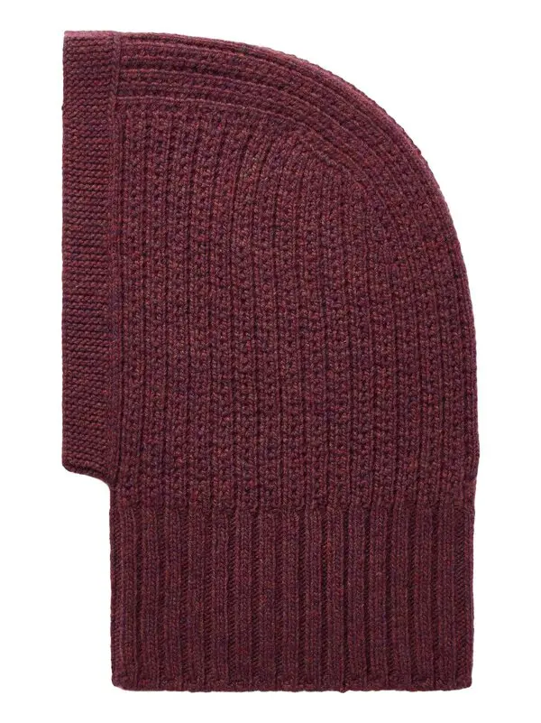 Johnstons Of Elgin Waffle-knit Cashmere Snood - Burgundy