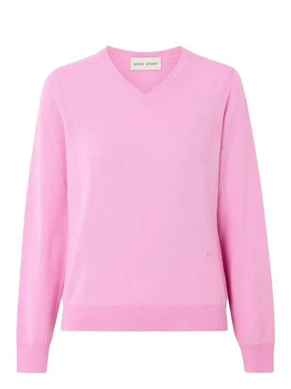 HIGH SPORT Billie Wool Sweater - Pink