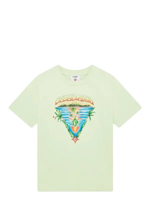 Casablanca Innocence Triangle Classic Tee - Green