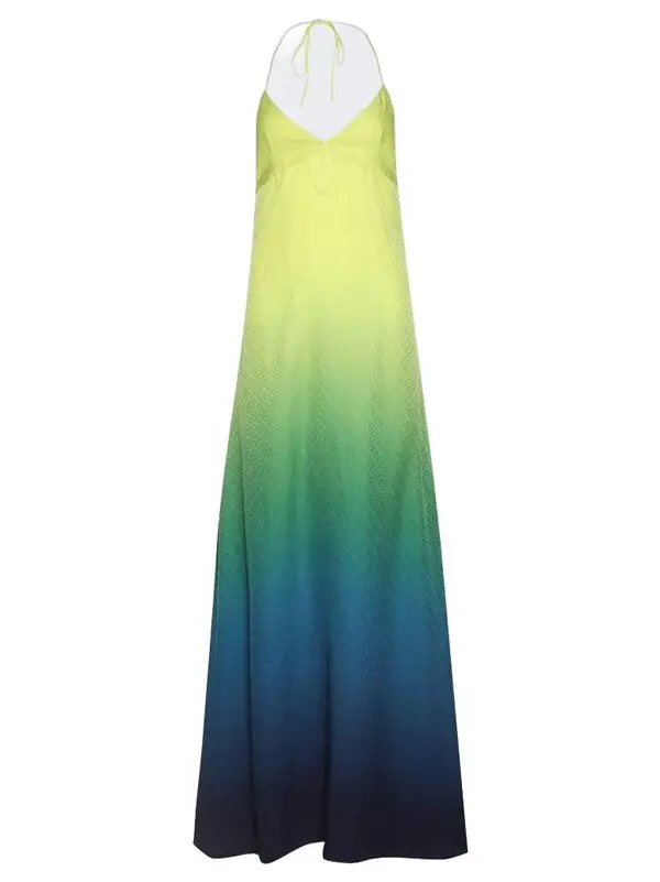 Casablanca Gradient Maxi Dress - Multicolor