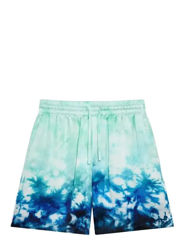 Casablanca Surf Lotus Shorts - Blue