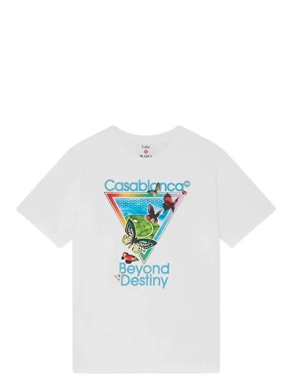 Casablanca Tennis Club Icon Beyond Destiny Tee - White