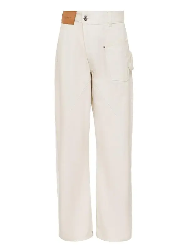 JW Anderson Twisted Workwear Jeans - White