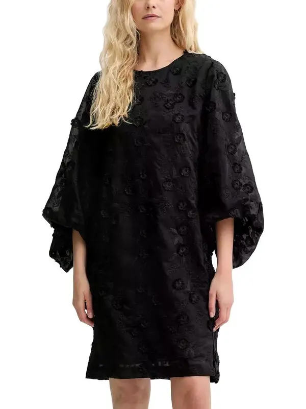 Munthe Floral Mini Dress - Black