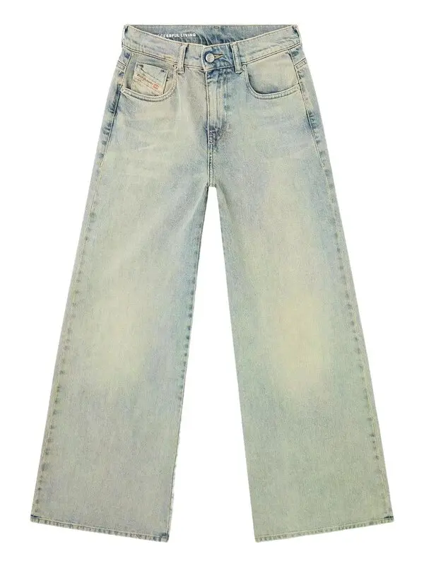 DIESEL® D-akemi Wide-leg Jeans - Blue