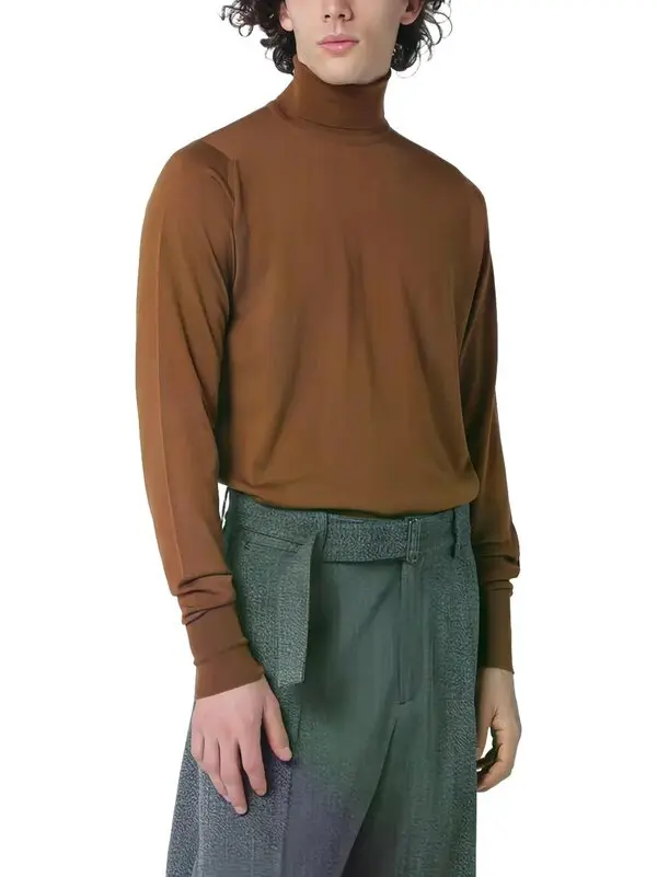 John Smedley Richards Long-sleeve Sweater - Brown