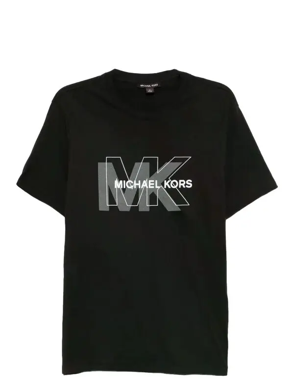Michael Kors Logo-embossed T-shirt - Black
