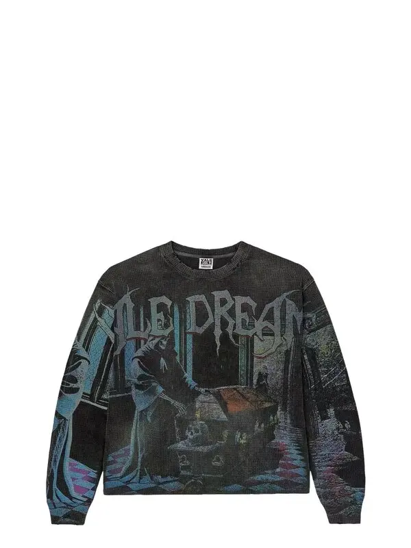 VALE FOREVER Forever Rip Thermal Sweatshirt - Black