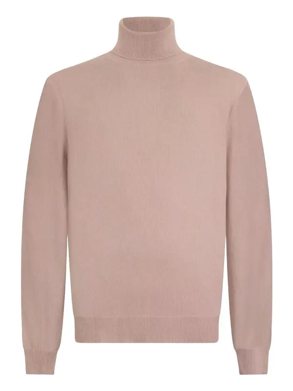 Malo Roll Neck Sweater - Neutrals