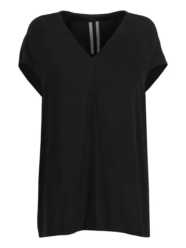 Rick Owens V-neck Short-sleeve T-shirt - Black