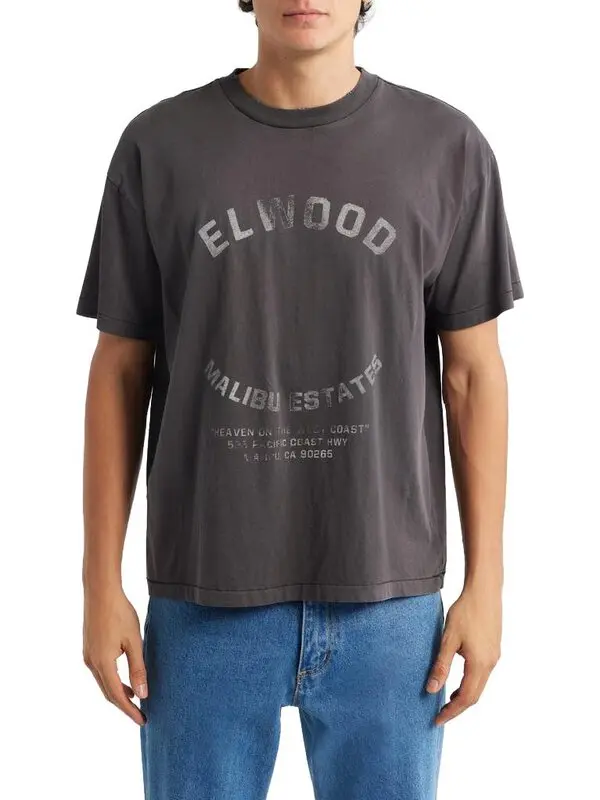 ELWOOD Heritage Graphic T-shirt - Ink
