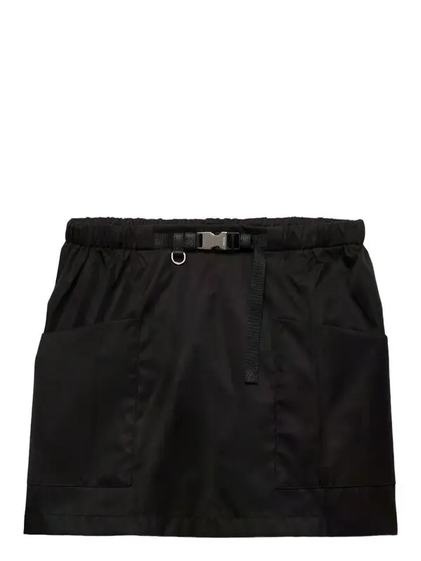 Prada Re-nylon Mini Skirt - Black