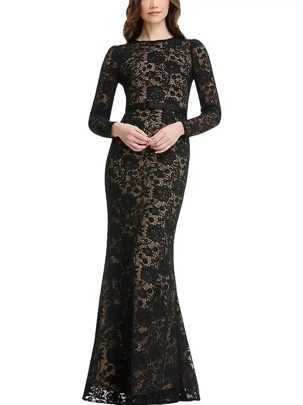 Dress The Population Tamra Mermaid Gown - Black