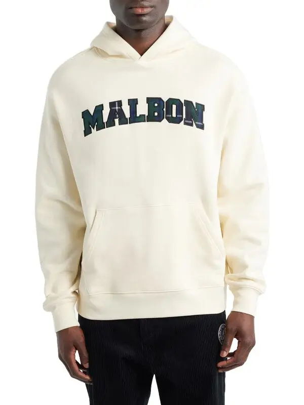 MALBON Fesque Preston Hoodie - Ivory