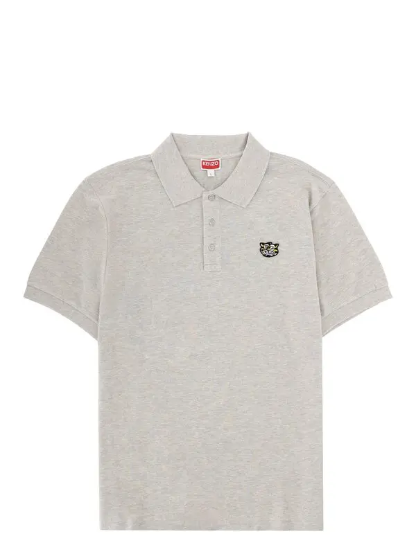 Kenzo Polo With Logo - Grey
