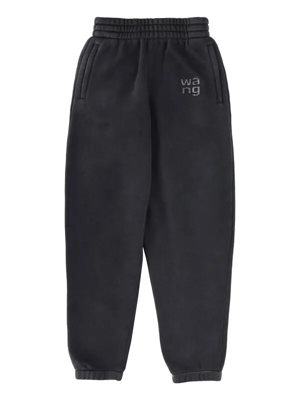Alexander Wang Jogger Pants With Logo - Black