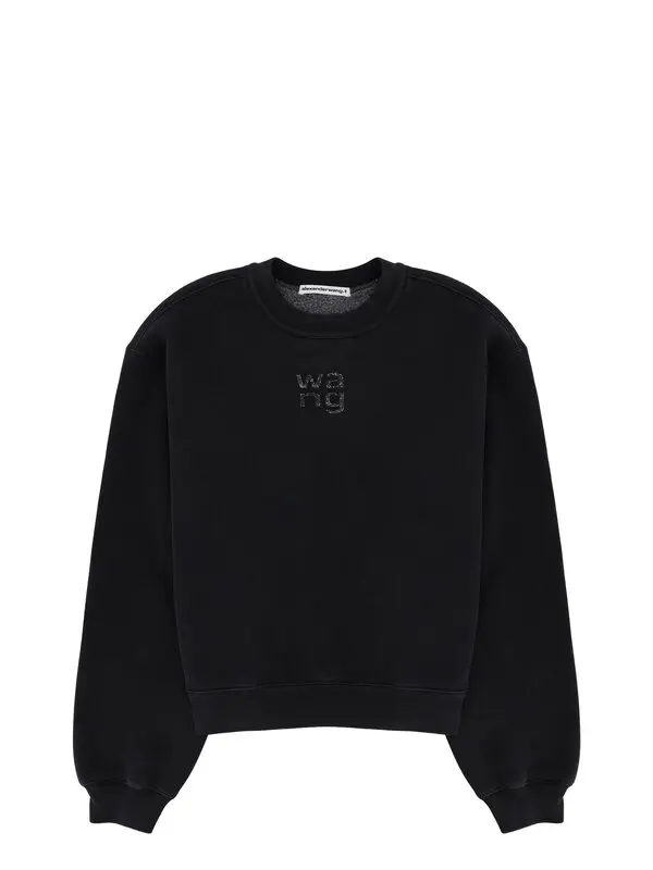 Alexander Wang Sweatshirt With Logo - Black