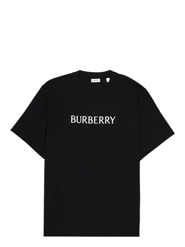 Burberry T-shirt With Logo - Black