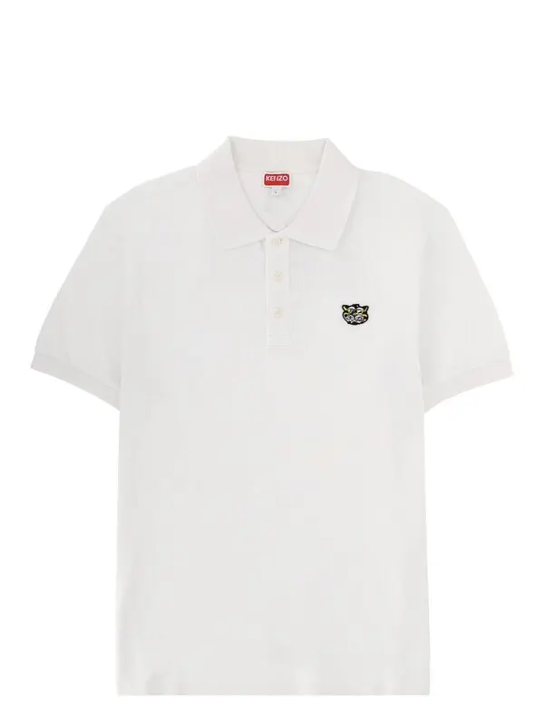 Kenzo Polo With Logo - White