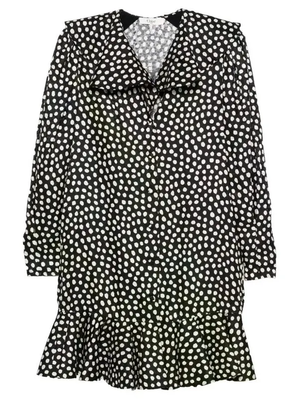 Chloé Polka Dot Pattern Dress - Black