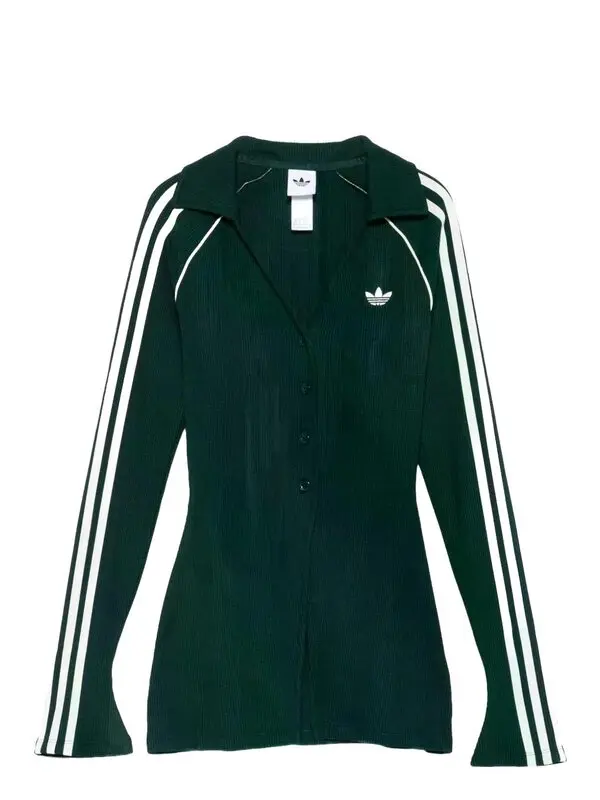 Adidas Button-up Top - Green