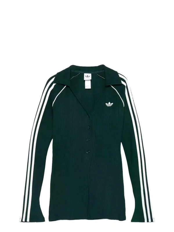 Adidas Button-up Top - Green