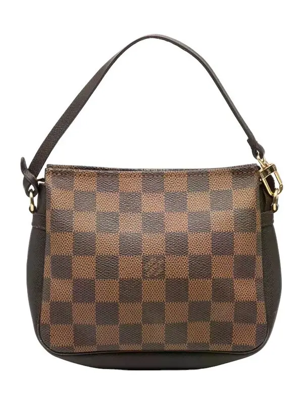 LOUIS VUITTON 1999 Damier Ebene Trousse Pochette - Brown