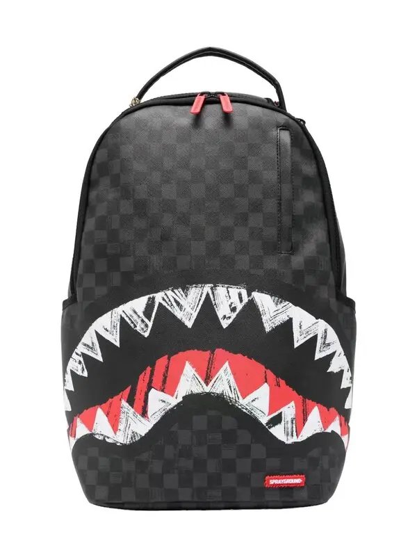 SPRAYGROUND Shark-print Backpack - Black