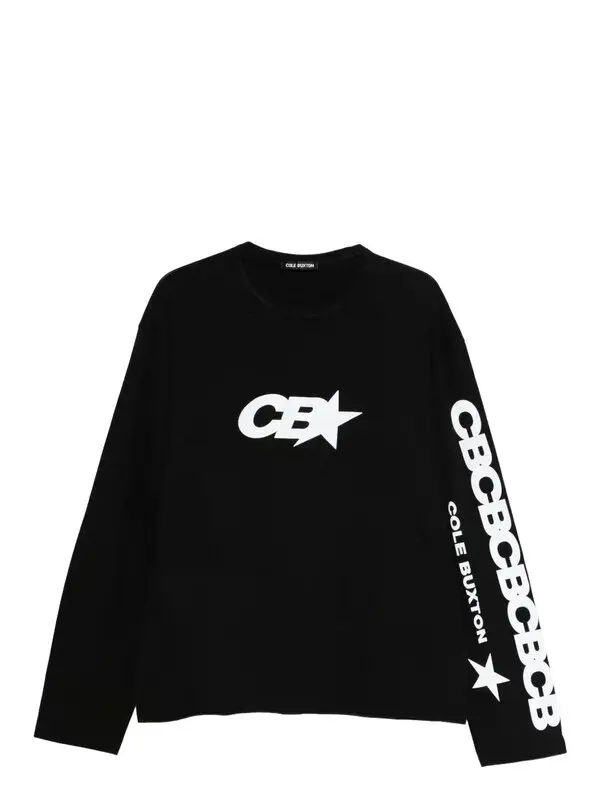 COLE BUXTON Long-sleeve T-shirt - Black