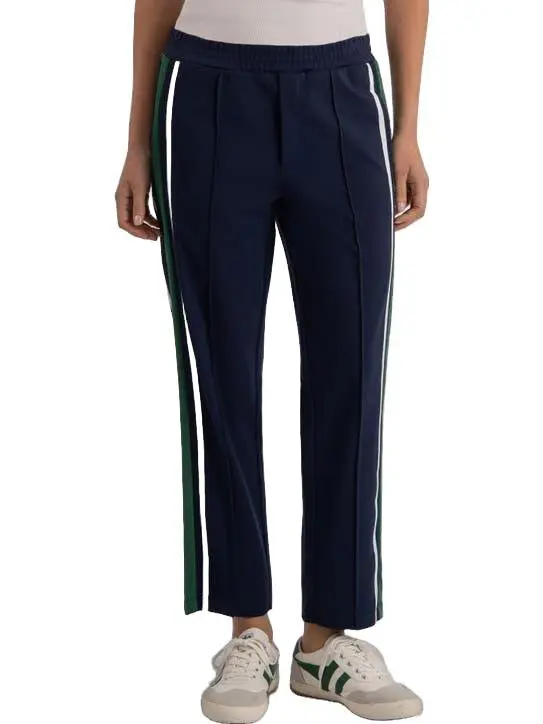 Kut From The Kloth Side Stripe Ankle Track Pants - Navy/green