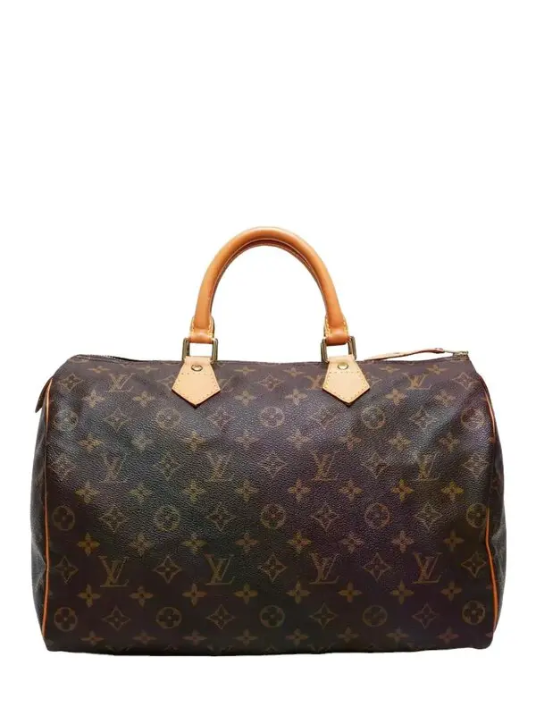 LOUIS VUITTON 1999 Monogram Speedy Handbag - Brown