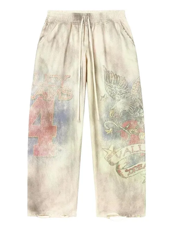 VALE FOREVER Nostalgia Graphic-print Track Pants - Neutrals