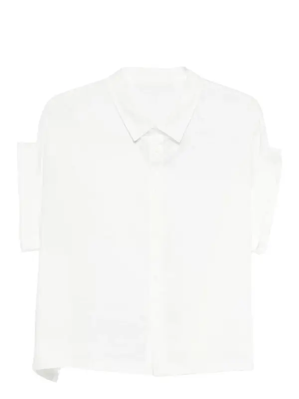 Y’s Cuffed Shirt - White