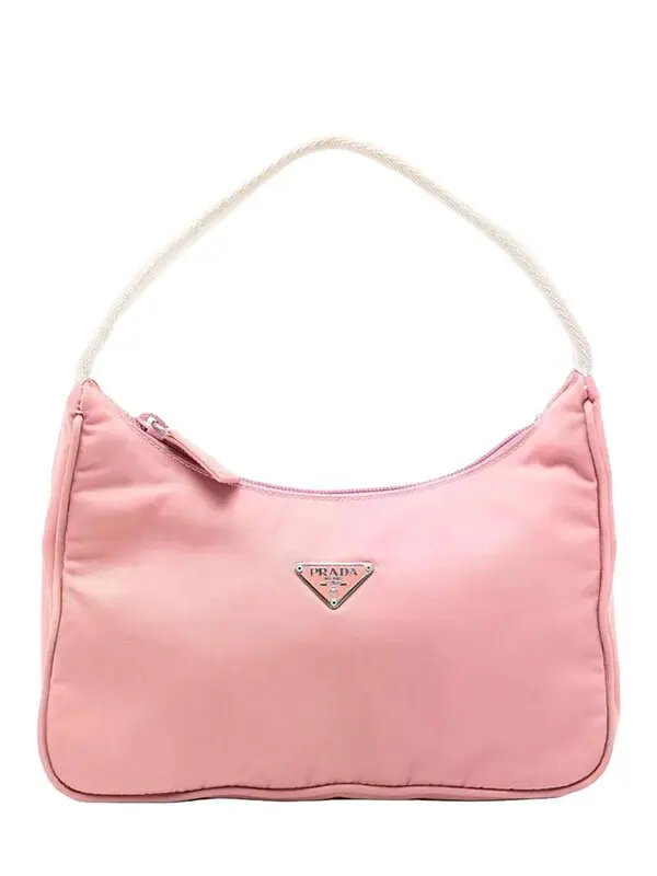 Prada 2000-2013 Tessuto Shoulder Bag - Pink