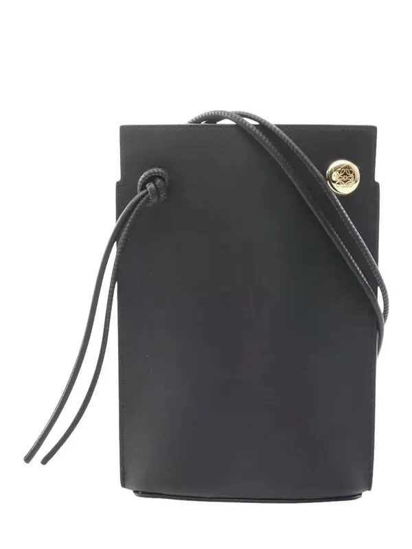 Loewe 2010-2025 Calfskin Dice Pocket Crossbody Bag - Black